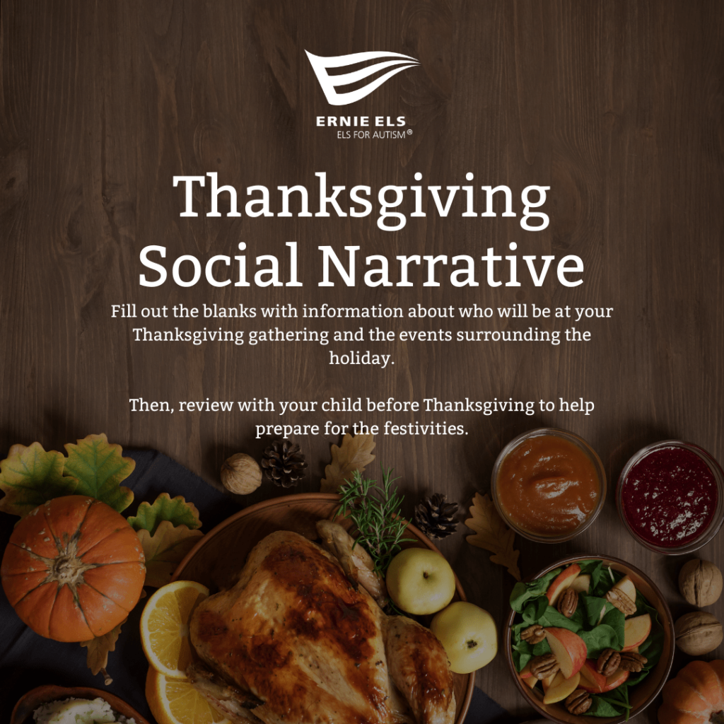 Thanksgiving Social Narrative - Els for Autism